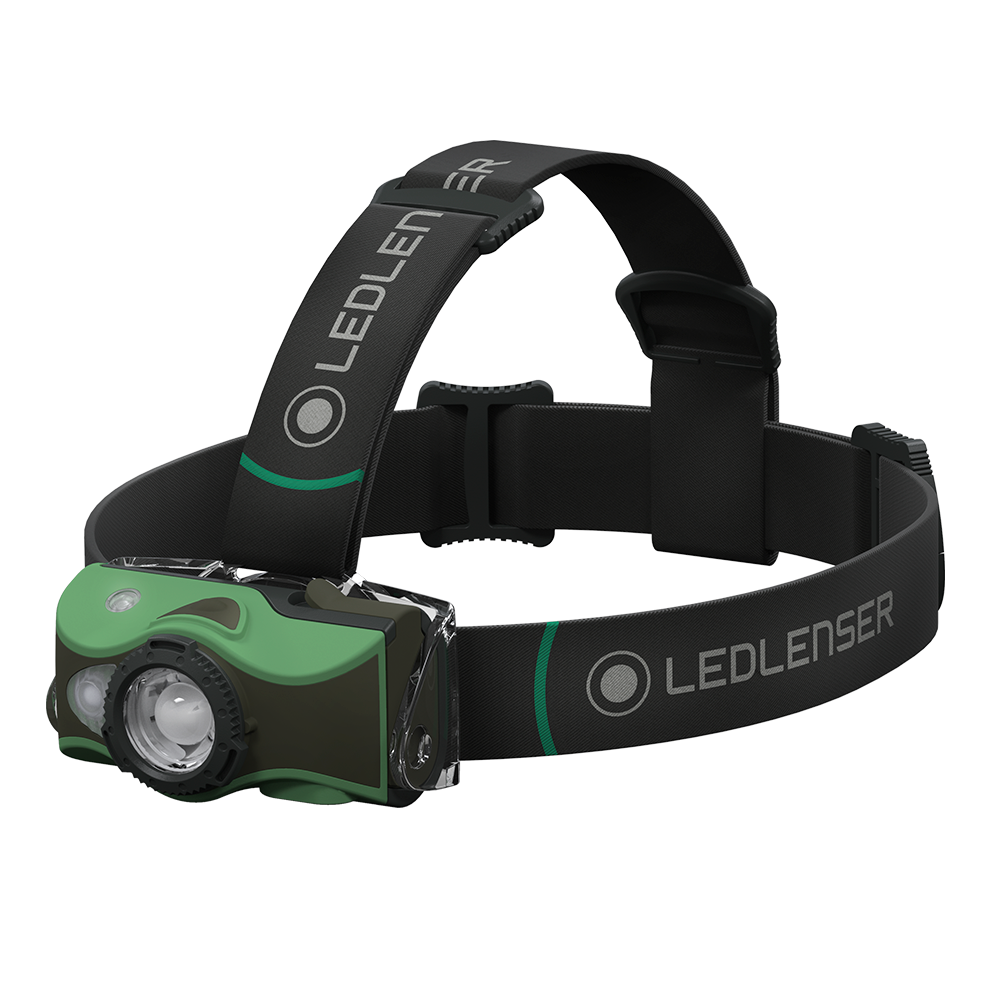 Ledlenser | MH8 Green Headlamp | 600 Lumens | Rechargeable ...